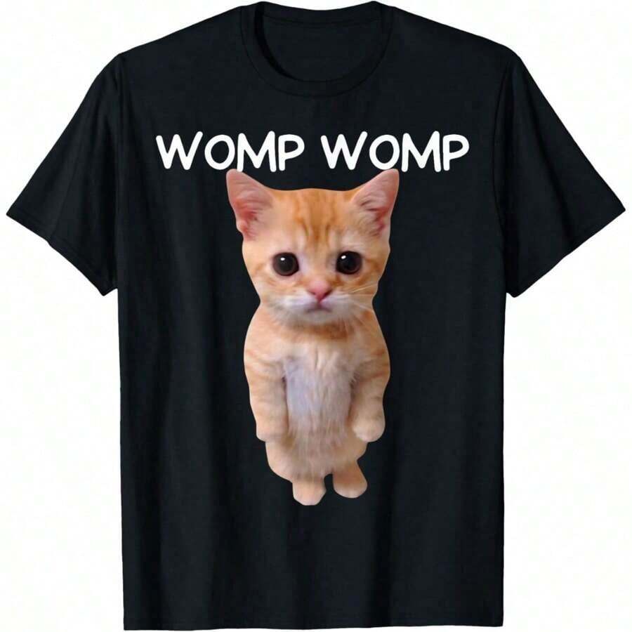 Womp Womp Cat Meme Funny Memes Internet Memes Gen Z Joke T-Shirt ...