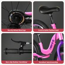 I BUY IT 16 Inch Balance Bike With Brake And Kickstand, Kids Balance Bike For 3-7 Years Old ...