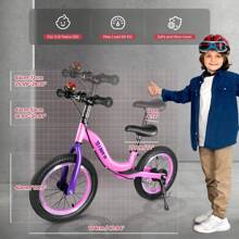 I BUY IT 16 Inch Balance Bike With Brake And Kickstand, Kids Balance Bike For 3-7 Years Old ...
