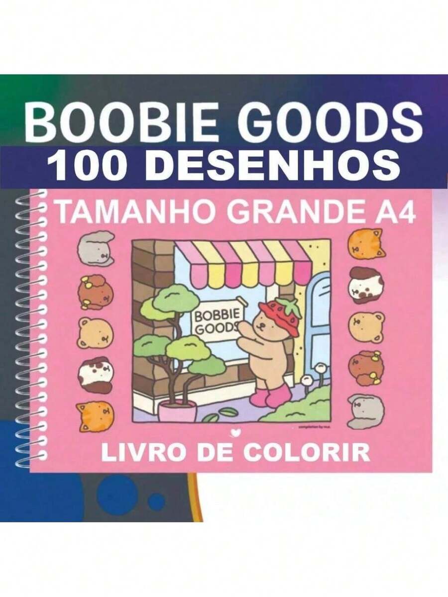 Bobbie Goods Coloring Book With Markers Notebook Painting Coloring 100 ...