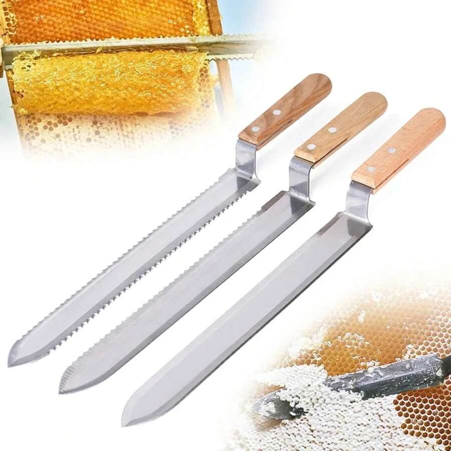 Beekeeping Tools Bee Honey Uncapping Scraping Knife Bee Hive Scraper ...