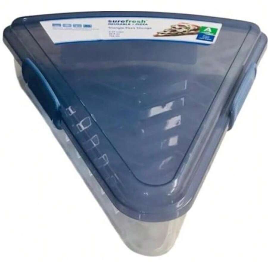 Pizza Storage Containers - 26 Oz Triangle Slice Saver With Click ...