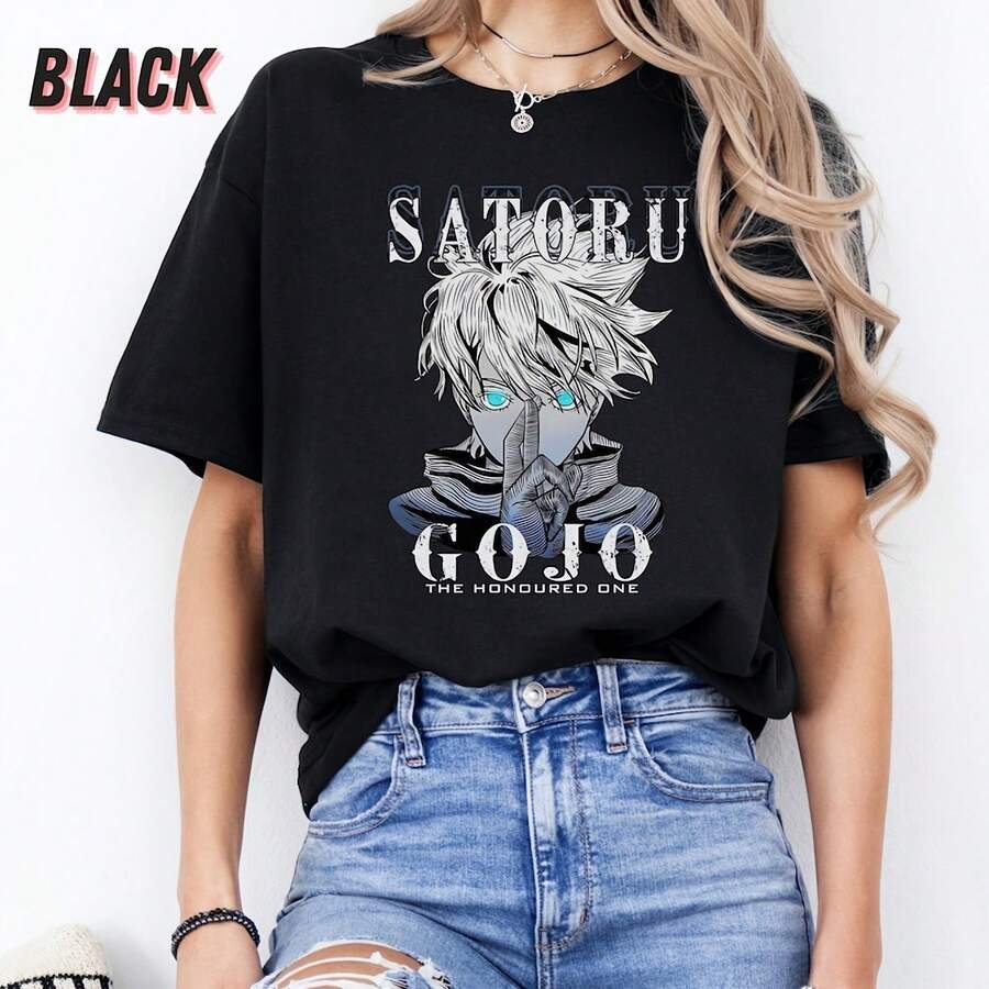 Gojo Tshirt, Shirt, TShirt, Gojo Satoru T Shirt, Gojo Satoru Shirt ...