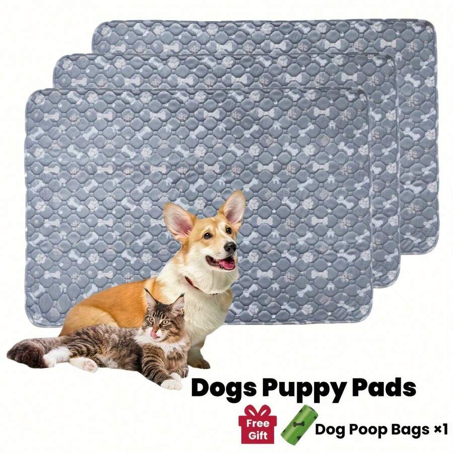 1pc Large Pet Dog Pee Pads, Rosa Rink Washable Sleep Play Pad,Reusable ...