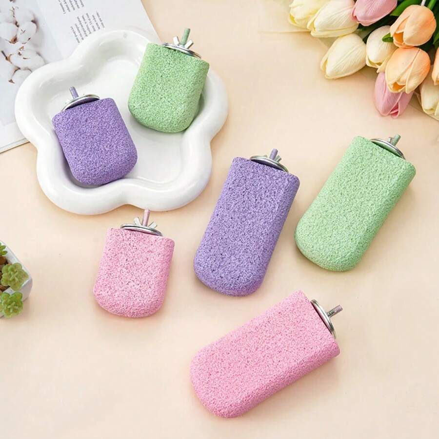 Bird Cage Perches Parrot Calcium Teeth Mouth Molar Grinding Stone ...