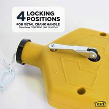 Tuff Line Chalk Reel 100ft – Durable Contractor Grade Chalk Line Tool ...