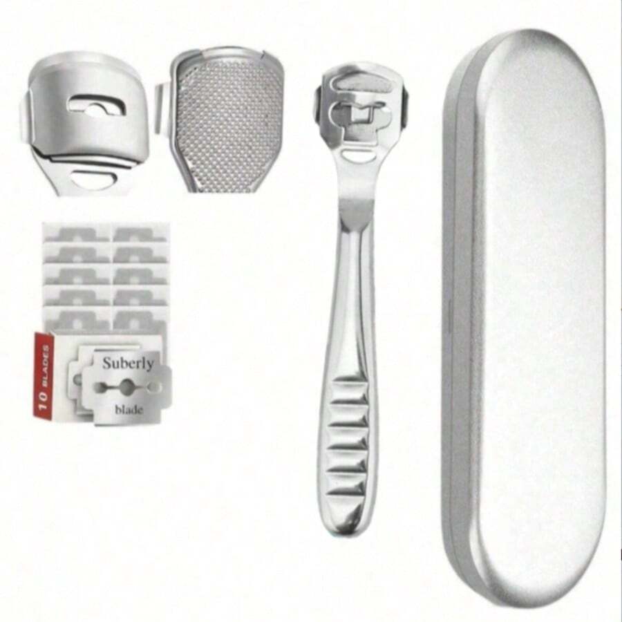Professional Stainless Steel Foot Files For Hard Skin - Includes 10 ...