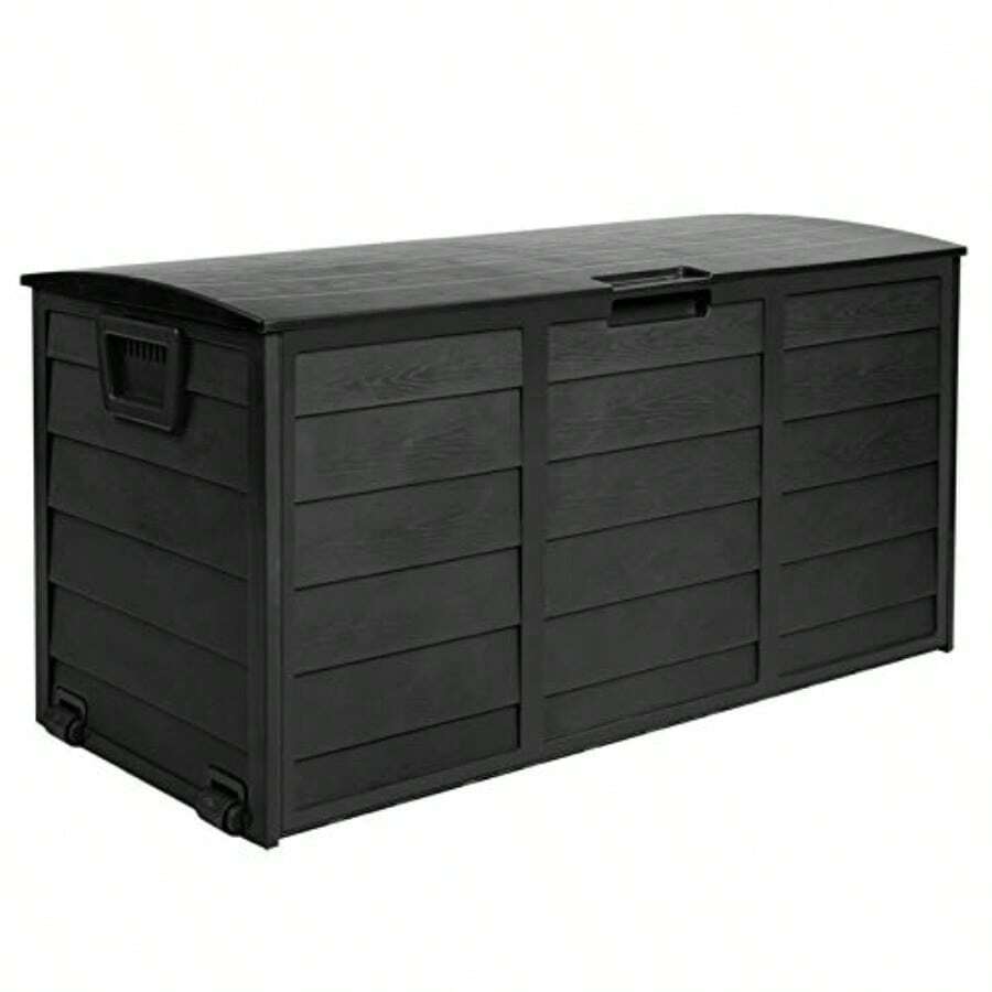 Outdoor Storage Box Container Cabinet Bench 290L Large Lockable Tool ...