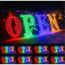 Commercial Open Sign, Remote Control And Adjustment Of Brightness And ...