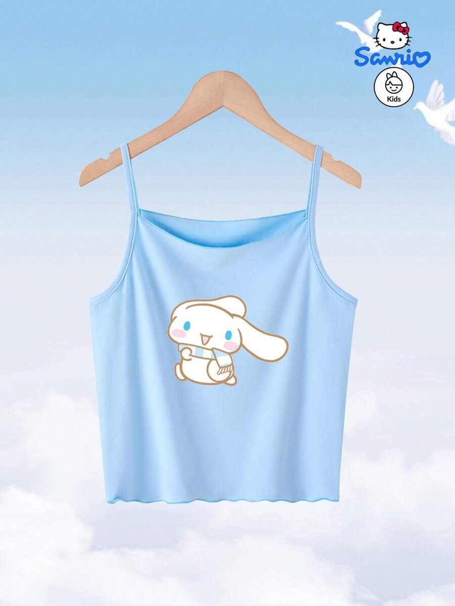 Sanrio Sanrio Authorized Sophomore Dog Print Blue Base Top, Sweet And ...