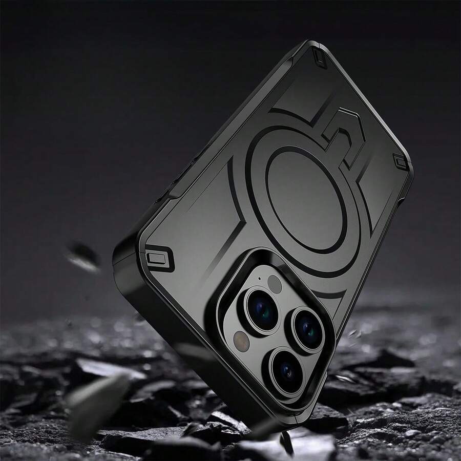 1pc Military-Grade Anti-Drop Phone Case, Breaker Series With Velvet ...