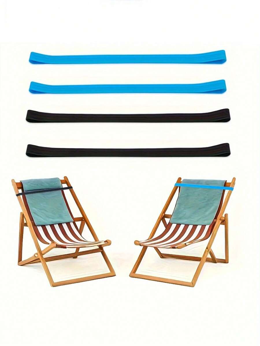 Silicone Towel Bands For Beach Chair Stretchable Beach Chair Bands ...