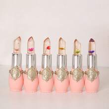 3 Pack Crystal Flower Jelly Lipstick,Magic Color Changing Lipstick,PH ...