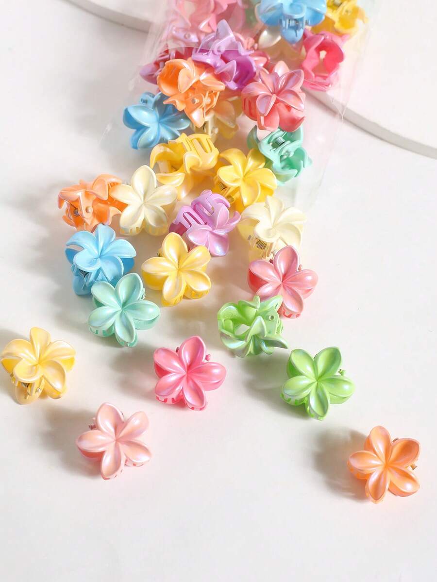 15/20/30pcs Versatile Fashion Random Leopard Print Mini Hair Clips ...