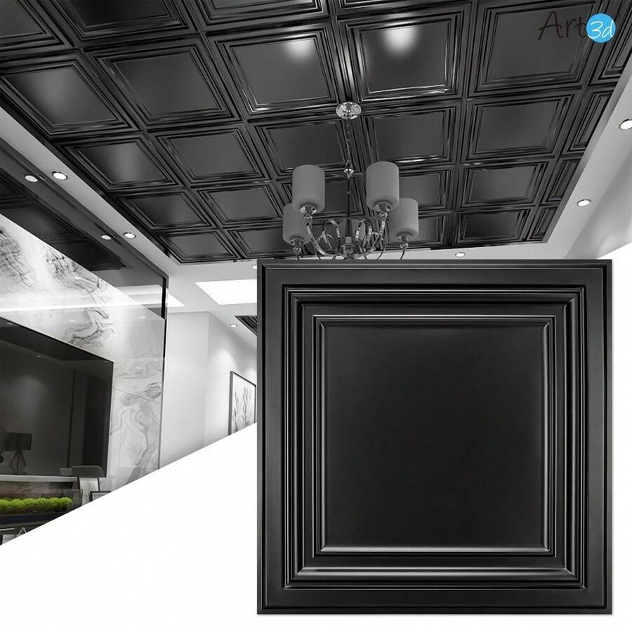 Local Shipping-24"X24" Decorative Plastic Panels, 48 Sq Ft Coverage ...