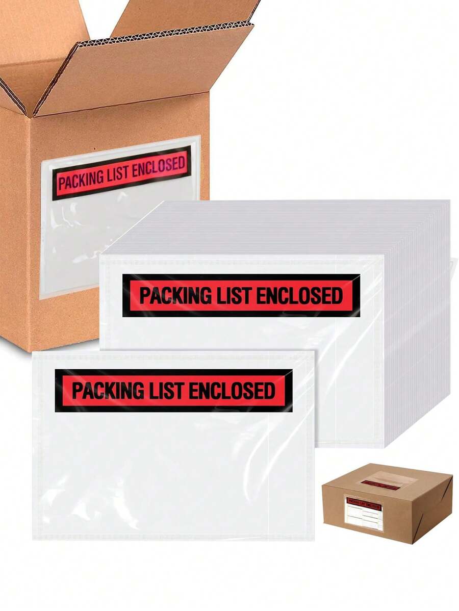 10 Pcs Packing List Enclosed Back Side Loading Envelopes Pouches For ...