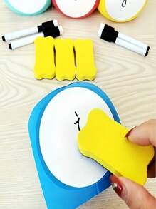 3 Pieces Set Of Reusable And Erasable EVA Whiteboard Dice, With A ...