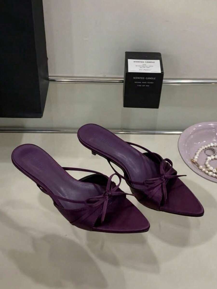 Women's Soft-Sole Sexy French Style Slipper With Thin Heels, 2025 New ...