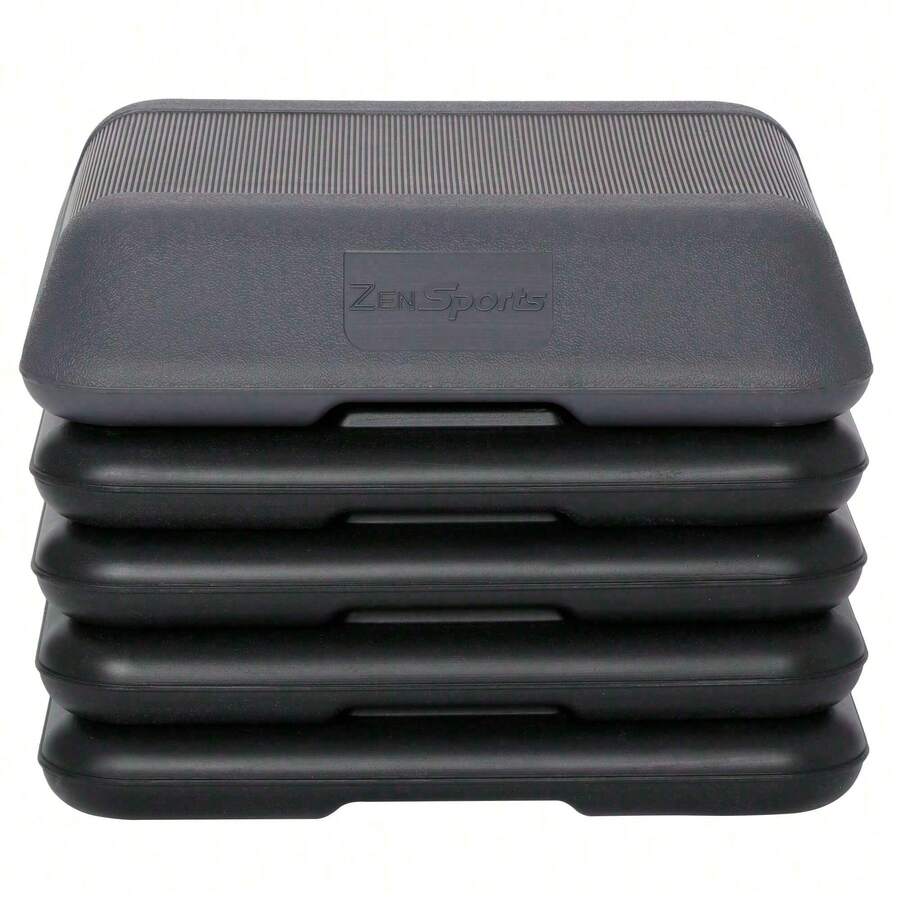 16" X 16" High Aerobic Step Aerobics Stepper Platform With 4 Risers ...