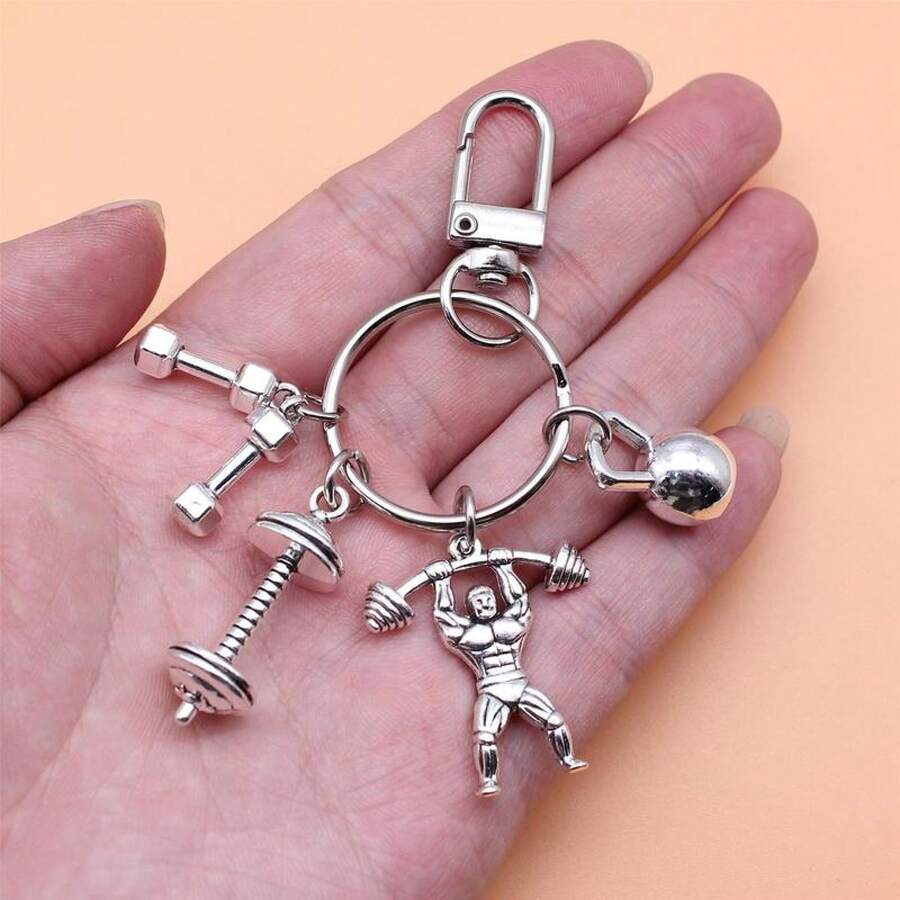 Mini Dumbbell Keychain Gym Outdoor Sports Enthusiast Keychain Fitness ...