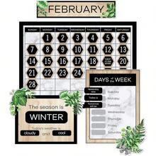 Simply Boho 85-Piece Classroom Calendar Set, Bulletin Board Cutouts ...