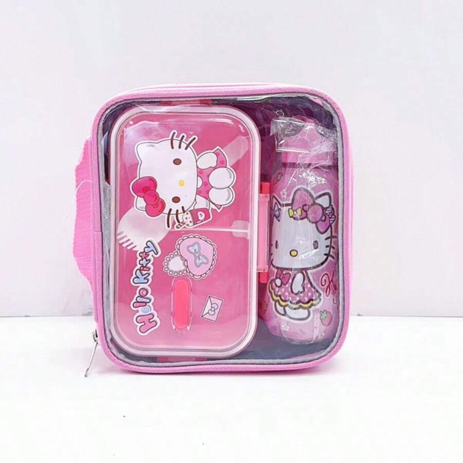 Sanrio Authorized Sanrio Hello Kitty&Kuromi Lunch Box Set - Cute ...