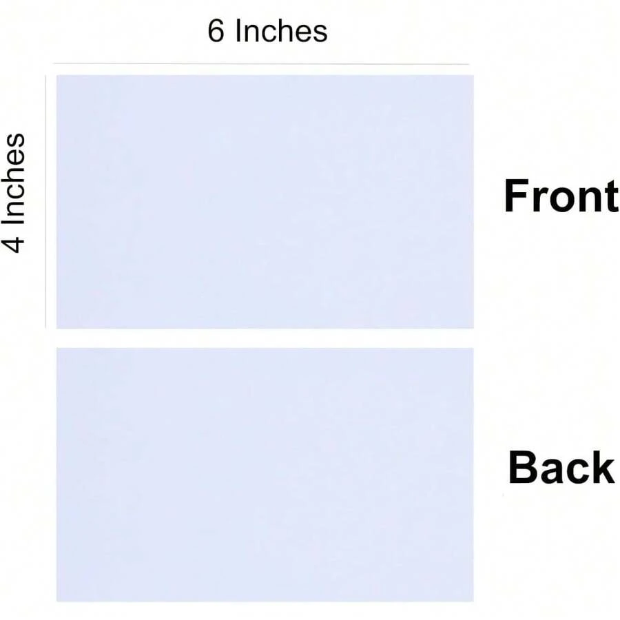 25 Pack 5x7 ClassicRustic Cardstock Paper Blank Thick Heavyweight 80lb ...