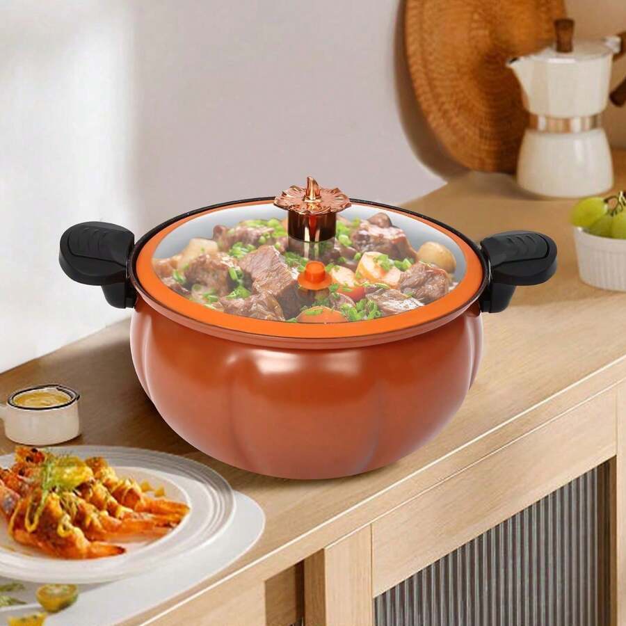 Micro Pressure Cooker, Micro Pressure Cooking Pot, Pumpkin Shaped ...