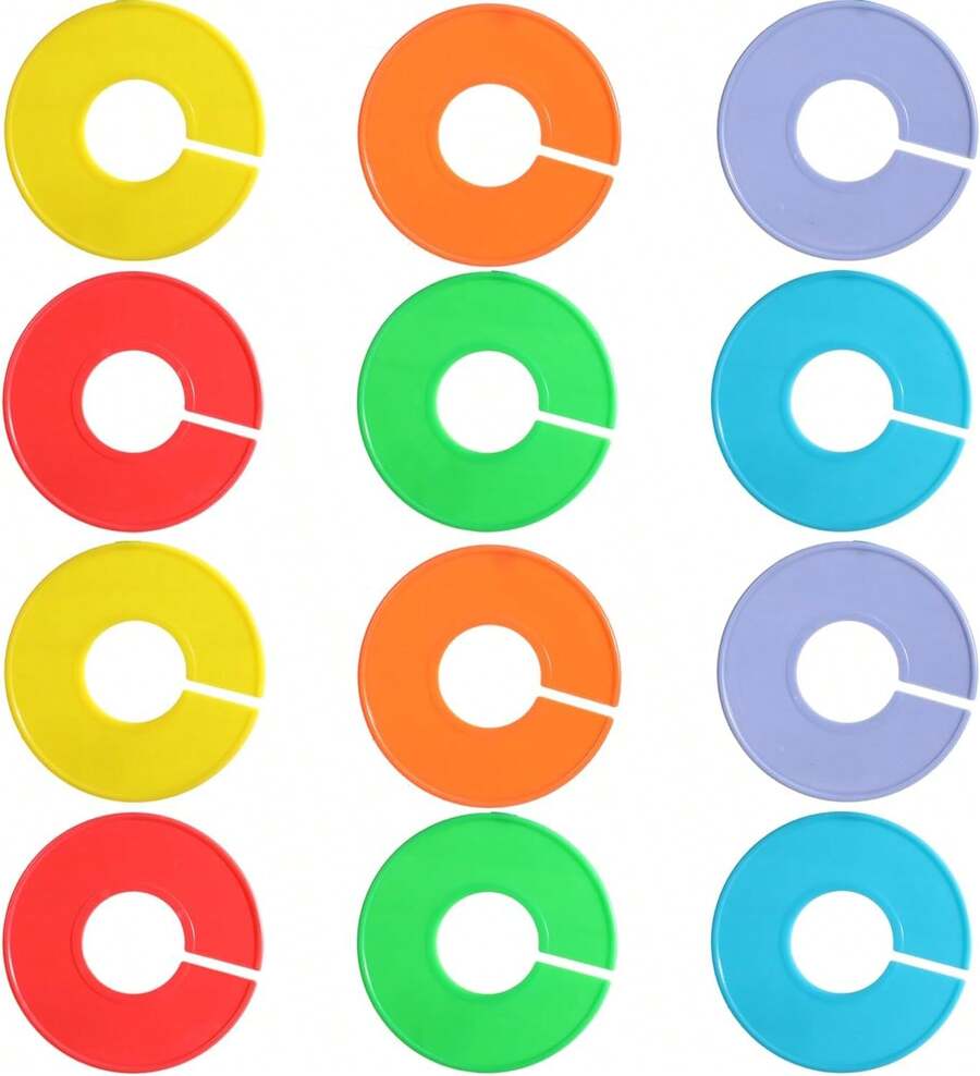 Closet Dividers Hanging Clothes 12Pcs Clothing Rack Size Dividers ...