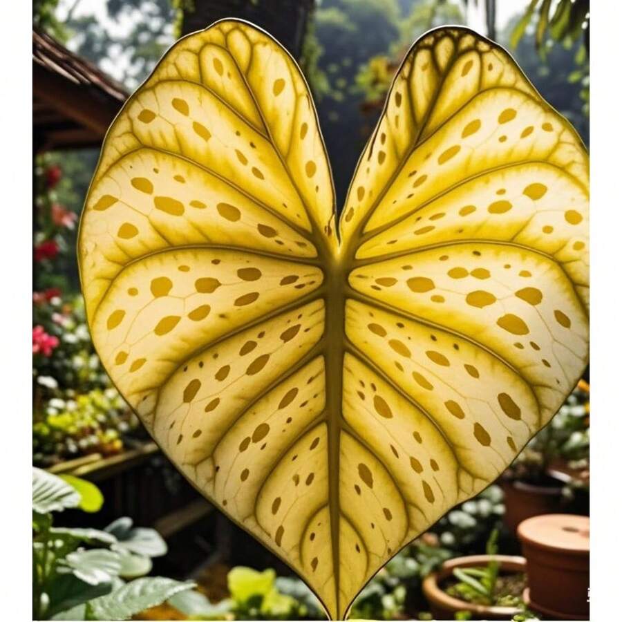 GAEDEN SEEDS-Elephant Ear Seeds 200 Pcs Mix - Giant Tropical Foliage ...
