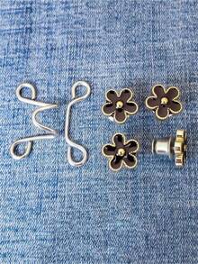 Slim-Fit Button-Up Jeans With A Loose Waistband, Tightened To A Smaller ...