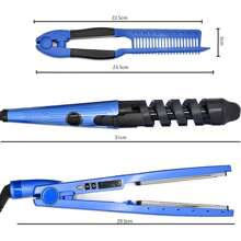 Senmeo 3 Piece Professional Hairdressing Set, 5 Adjustable Temperatures ...