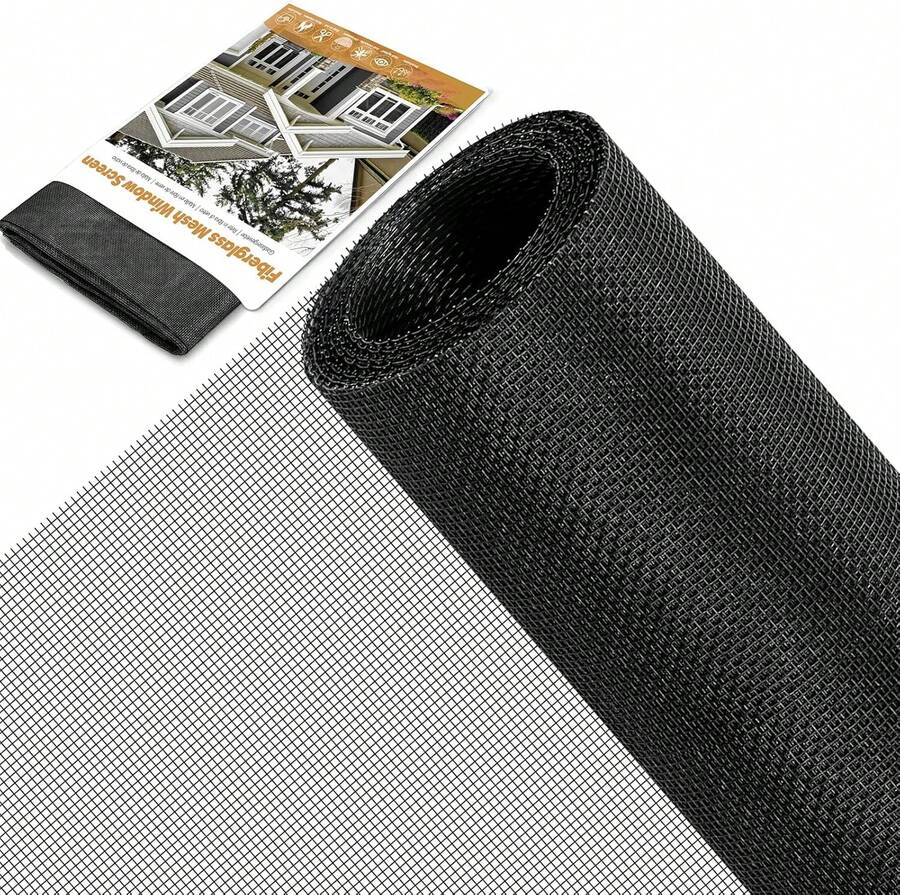 Window Screen Mesh, 59"X106" Fiberglass Screen Door Mesh, Window Screen ...