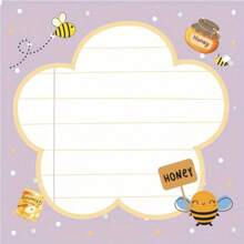 4-Piece Square Bee Sticky Notes, Suitable For Schools, Offices And ...