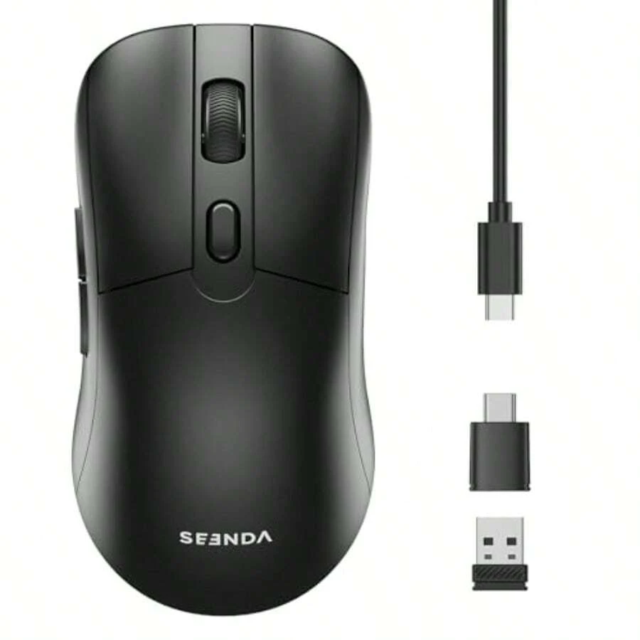 Ratón inalámbrico para juegos Seenda de 67 g, ultraligero, con ...
