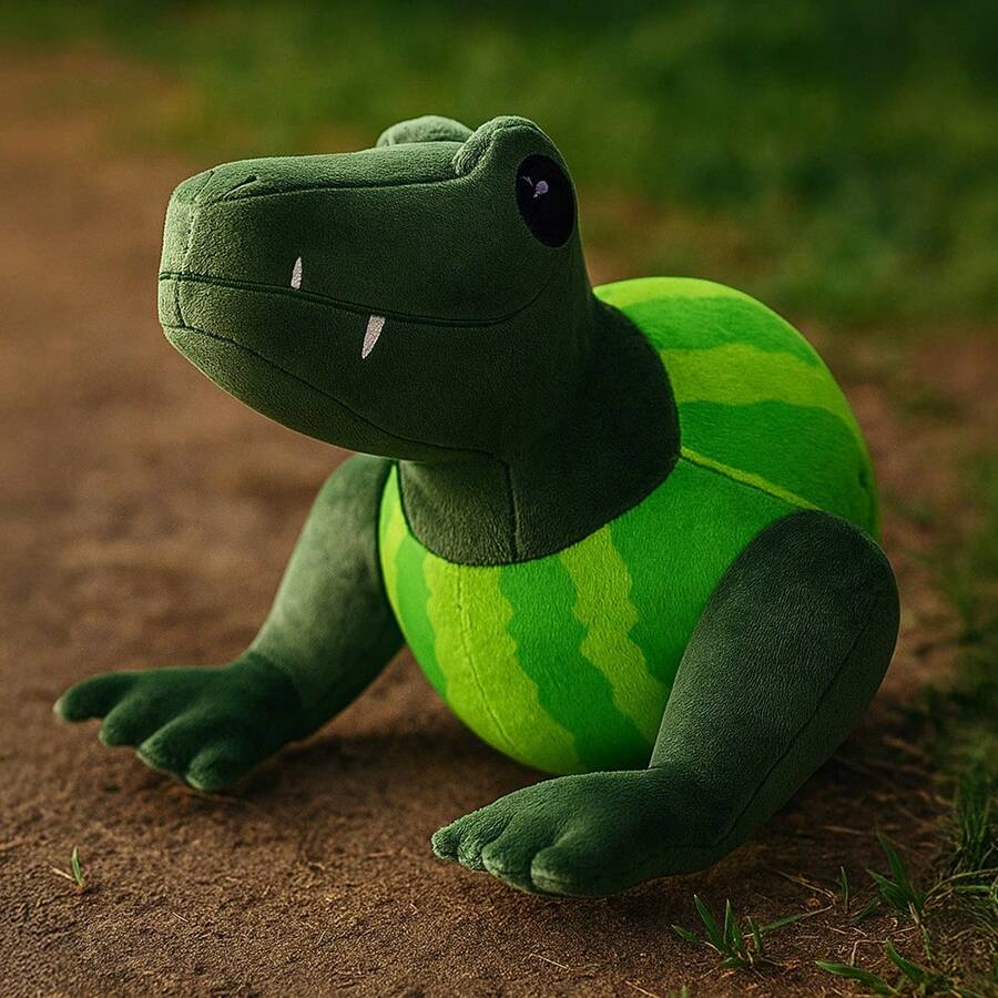 Italian Brainrot Melone Crocodilo Balenae Plush Toy, Adorable Tralalero ...