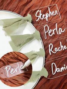 16/24pcs Acrylic Wedding Arch Table Card, Handwritten Seat Reservation ...