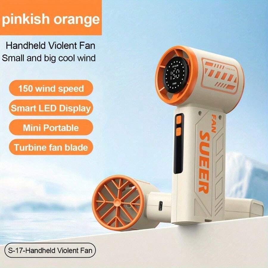 The 2025 New Portable Turbo Fan, Handheld High-Speed Fan, Powerful ...