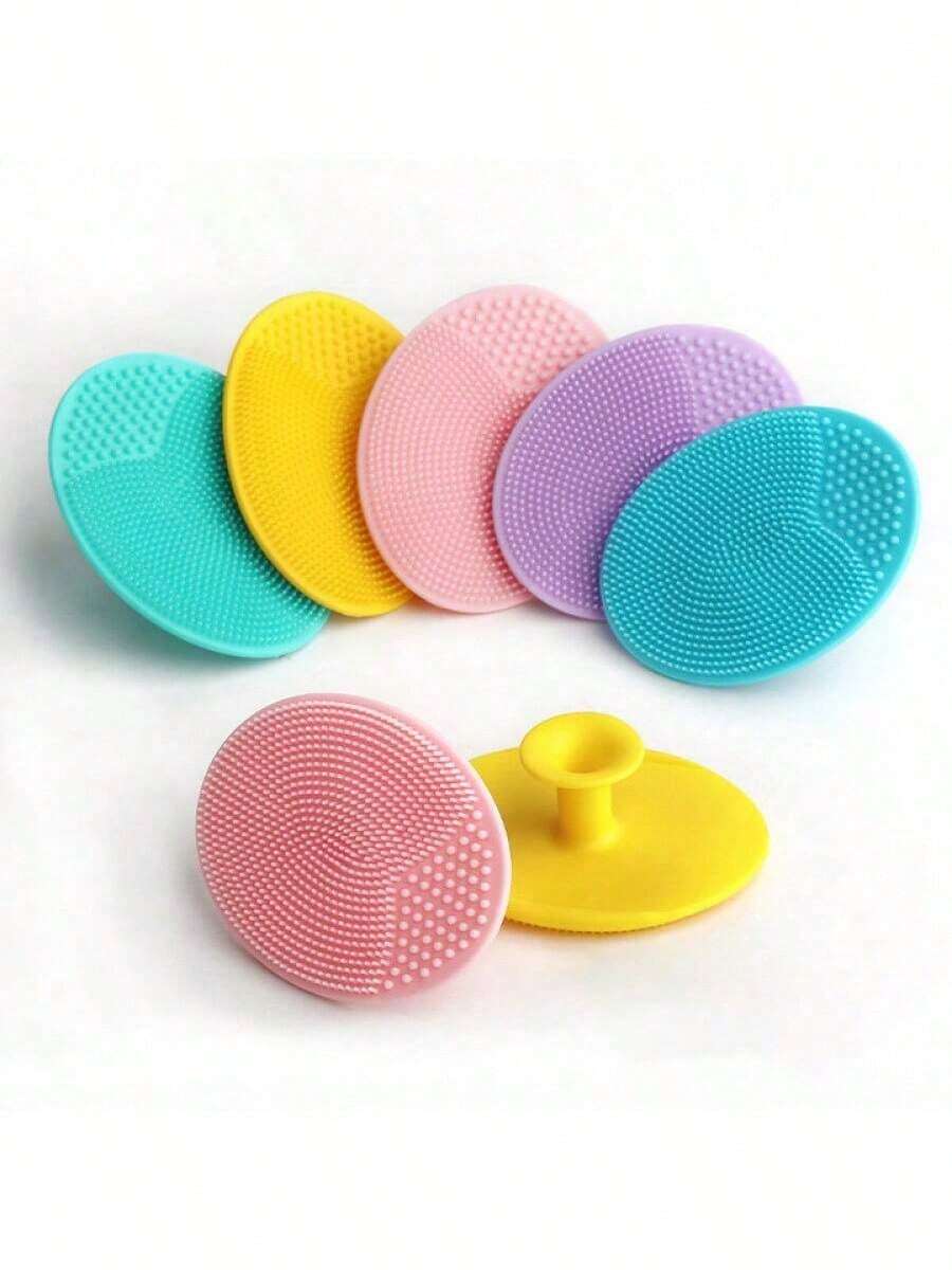 Silicone Shampoo Brush Dirt Removal Massage Brush Hair Washing Comb ...