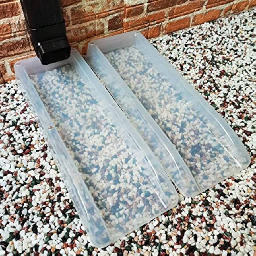 2-Pack Downspout Splash Block Drain Extender Gutter Guard Rain Spout ...