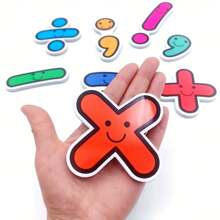 14-Piece Large Magnetic Math And Punctuation Symbols Set Includes Plus ...
