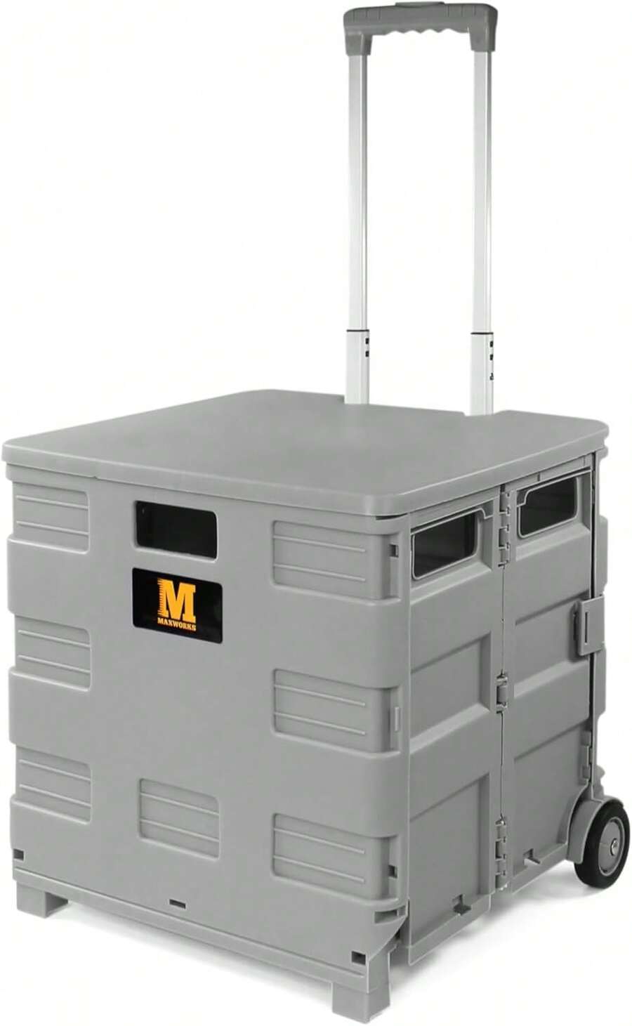 50830 Collapsible Black Rolling Folding Dolly Cart For Teachers - Multi ...