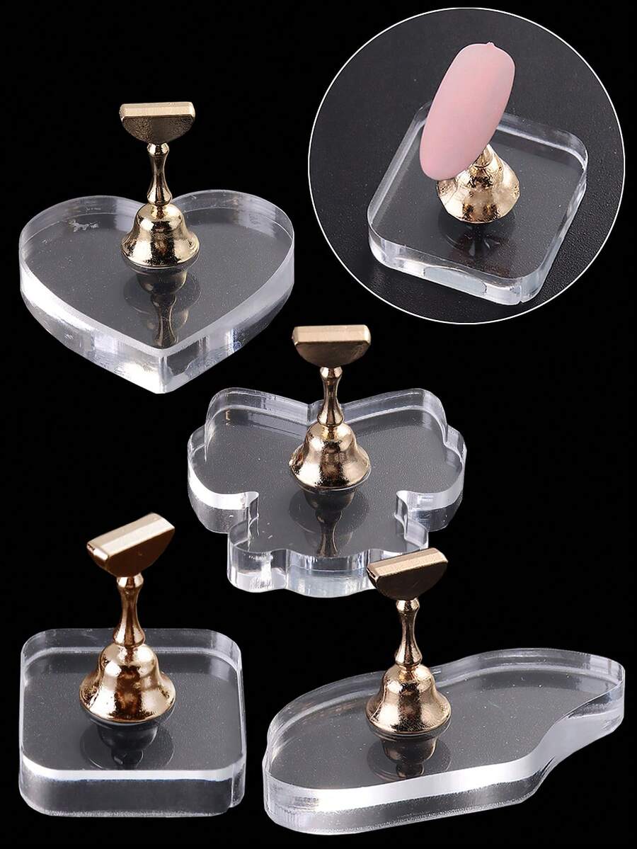 Supporto per esercitazione unghie trasparente, rastrelliera per unghie, accessori per unghie ...