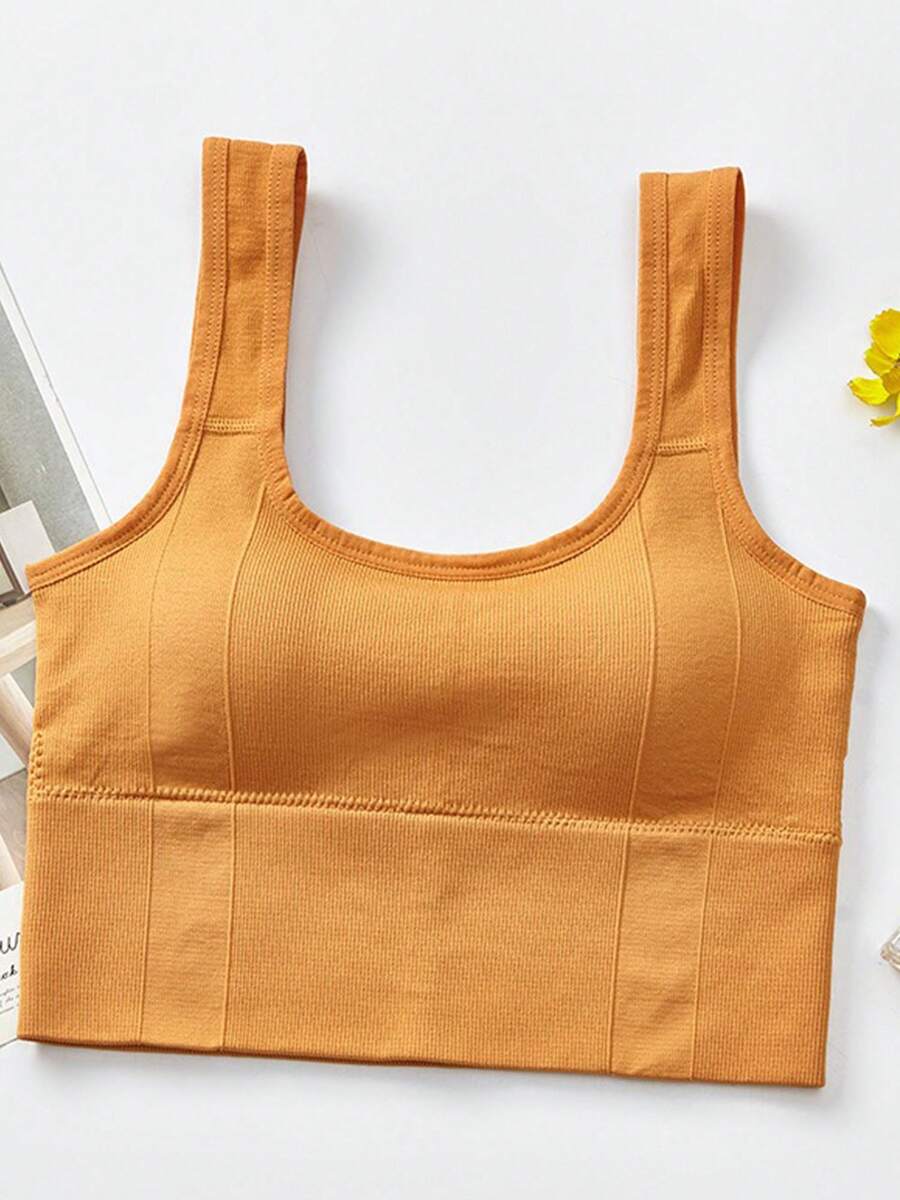 Comfy Cami Bra For Women Crop Top Yoga Bralette Longline Padded Lounge ...