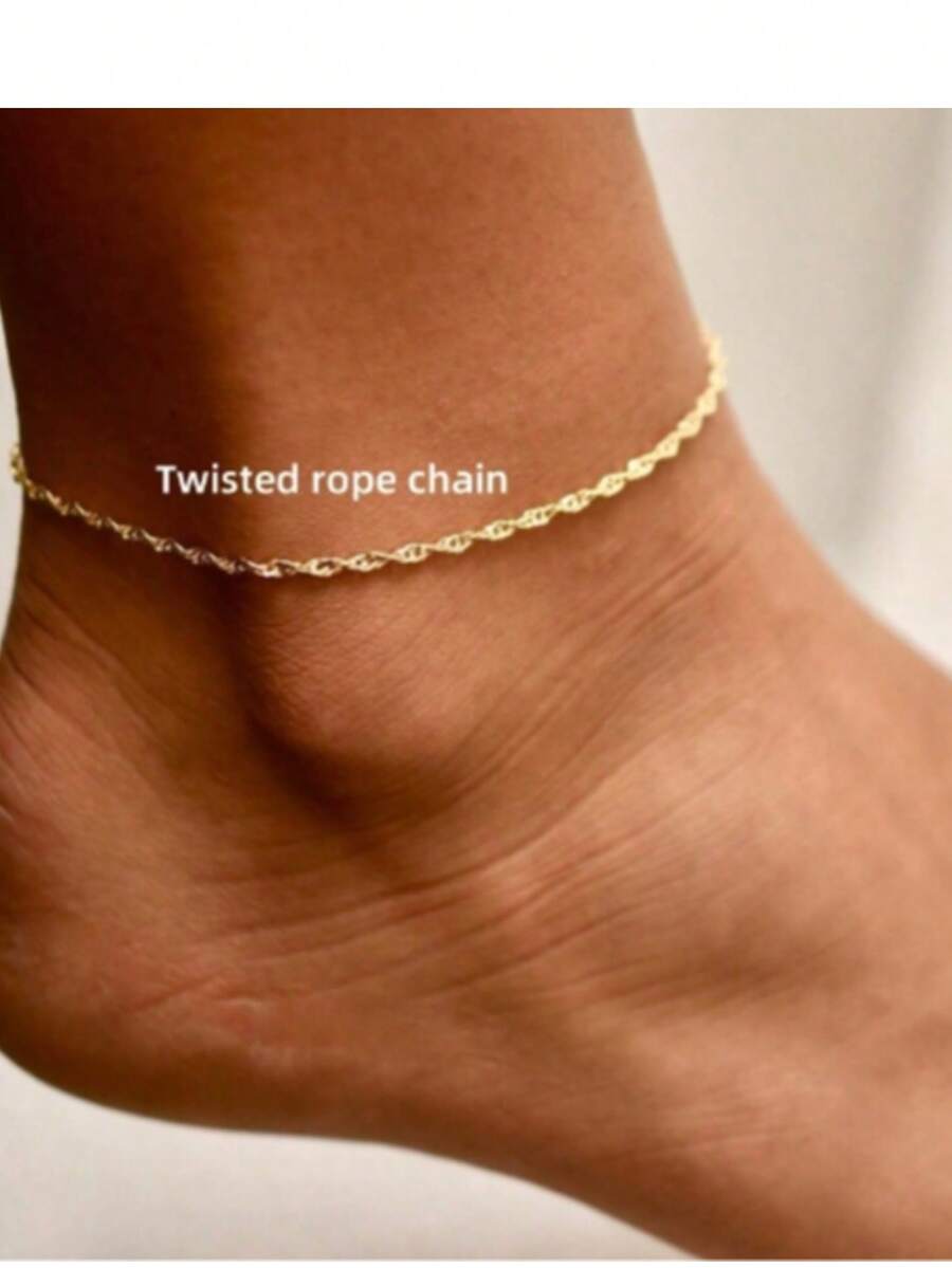 Fashionable Boho Beach Style Anklet, Unique Personalized Luxury Feel ...