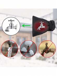 1pc Outdoor Faucet Cover Frost-Proof Winter Tap Protector Insulated ...