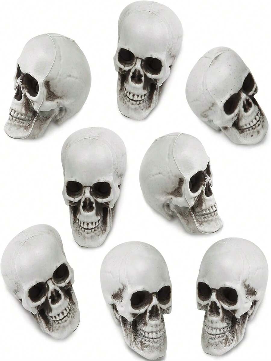 1/3 PCS Halloween Skulls Realistic Looking Skulls Human Skeleton Head ...