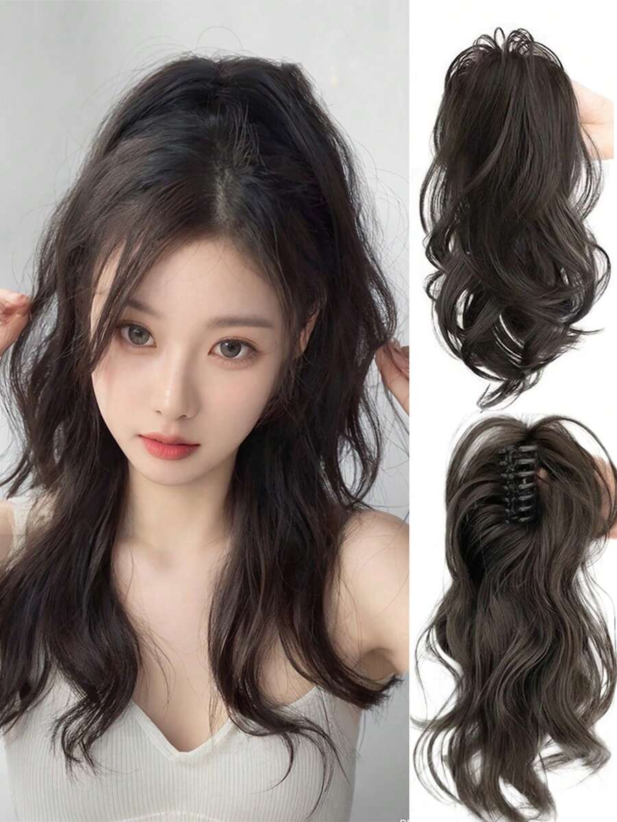 Synthetic Wig Female Long Hair Simulation Hair Sweet And Cool Waterfall ...