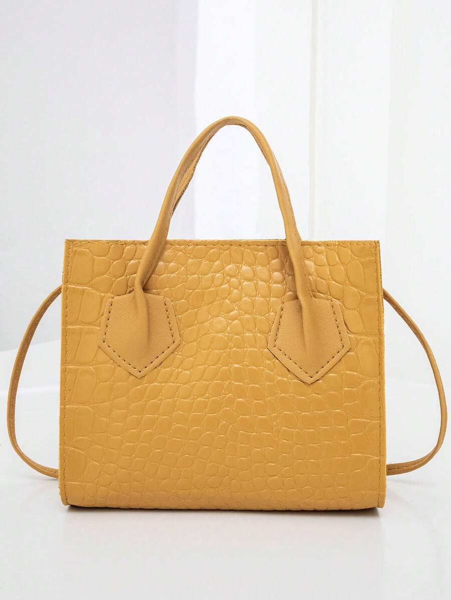 Alligator Print Crossbody Handbag, Friday | SHEIN USA