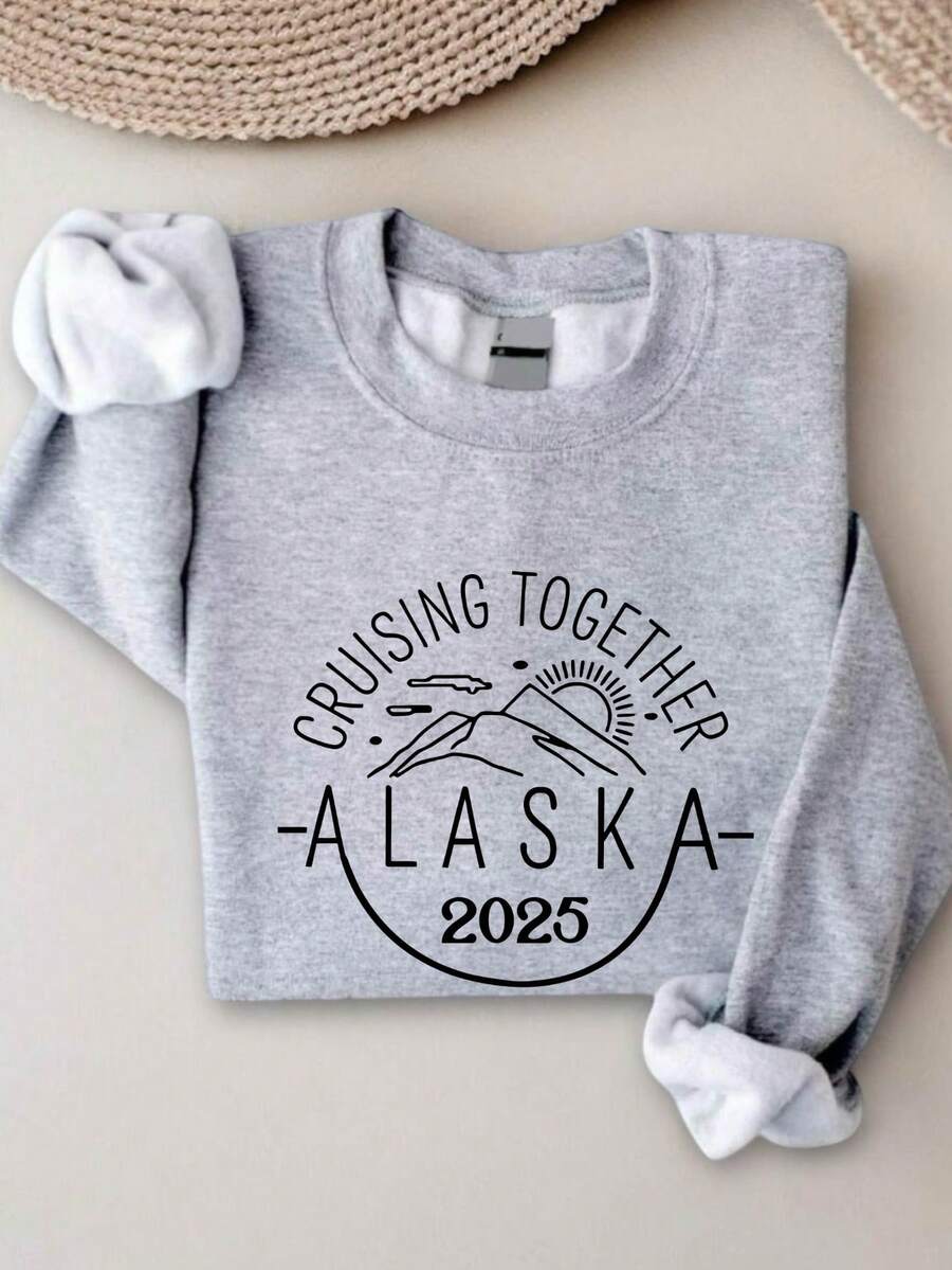 Alaska Cruise 2025 Sweatshirt, Cruising Together Alaska Sweater, Alaska ...